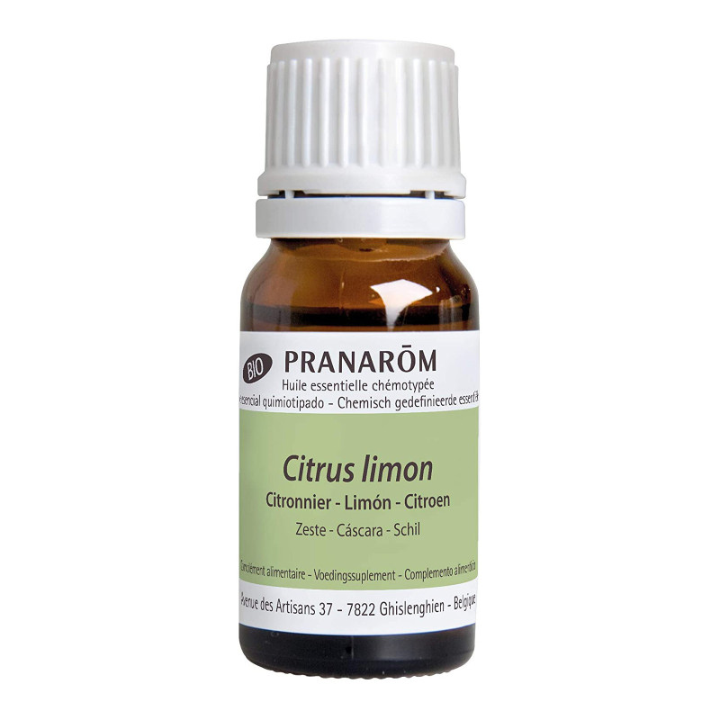 Huile essentielle de Citron zeste bio Pranarôm – Citrus limon