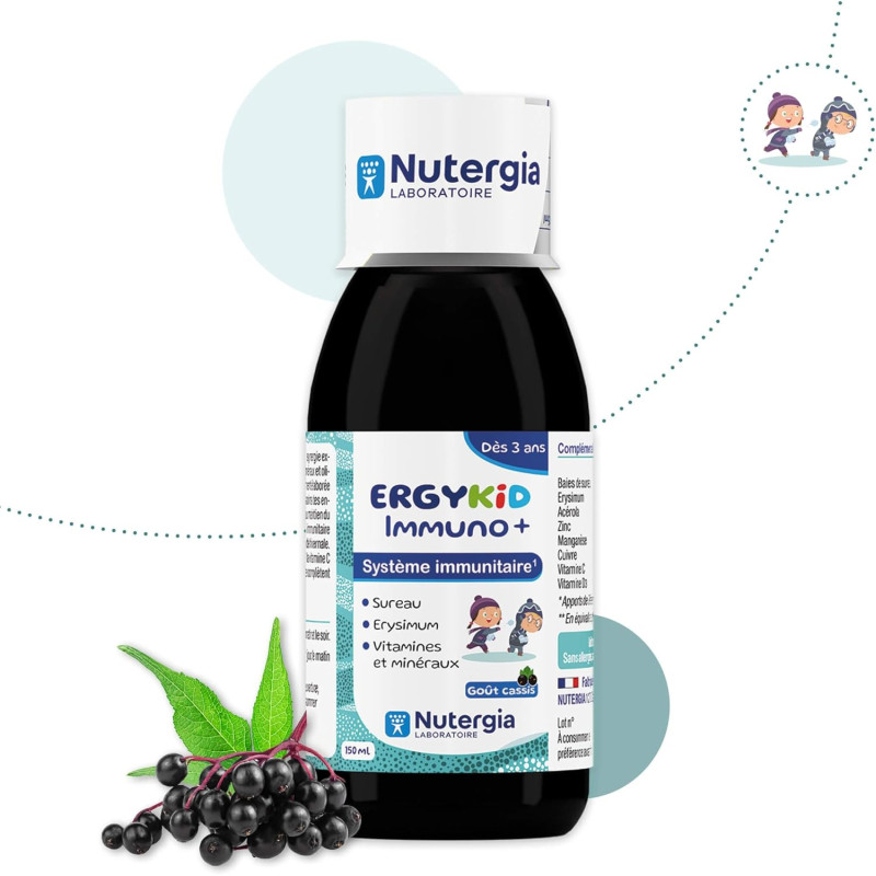Complément alimentaire ErgyKid Immuno+ | Système immunitaire | Nutergia