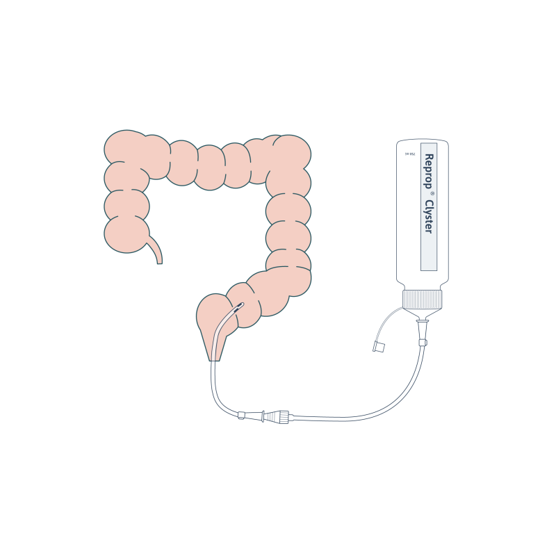 Reprop Clyster basic avec trousse | Lavement intestinal | Bivea